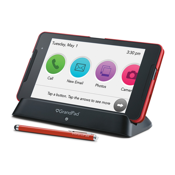 CONSUMER CELLULAR GRANDPAD QUICK TIPS Pdf Download | ManualsLib