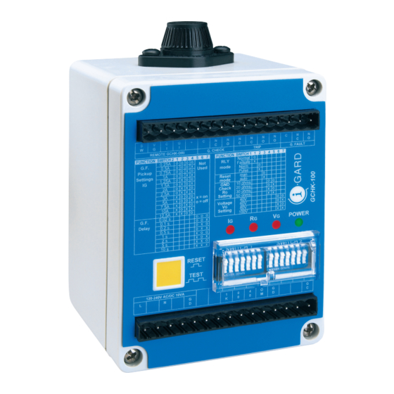 I-GARD GCHK-100 INSTRUCTION MANUAL Pdf Download | ManualsLib