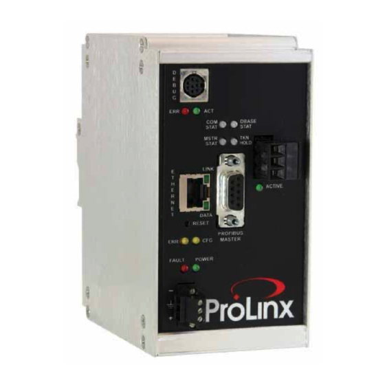 PROSOFT TECHNOLOGY PROLINX 5604-RIO-PDPMV1 SETUP MANUAL Pdf Download ...