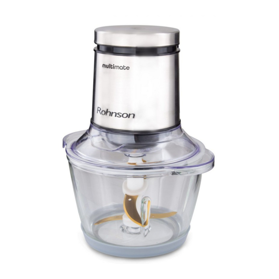 ROHNSON R-5115 MULTIMATE INSTRUCTION MANUAL Pdf Download | ManualsLib