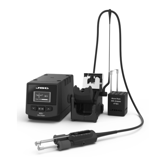 JBC WSB INSTRUCTION MANUAL Pdf Download | ManualsLib