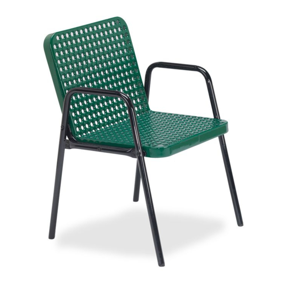 ANOVA PERFORATED STEEL CAFÉ CHAIR D1145 ASSEMBLY INSTRUCTIONS Pdf ...