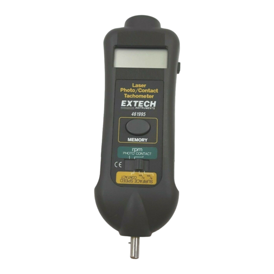 EXTECH INSTRUMENTS 461995 USER MANUAL Pdf Download | ManualsLib