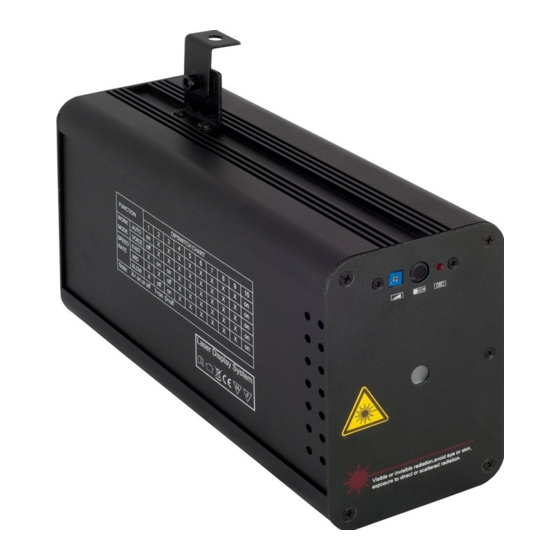 LASERWORLD EL 200S DMX USER MANUAL Pdf Download | ManualsLib