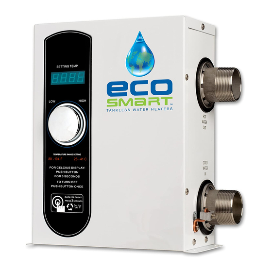 ECOSMART ECO SPA 5.5 OWNER'S MANUAL & INSTALLATION MANUAL Pdf Download ...