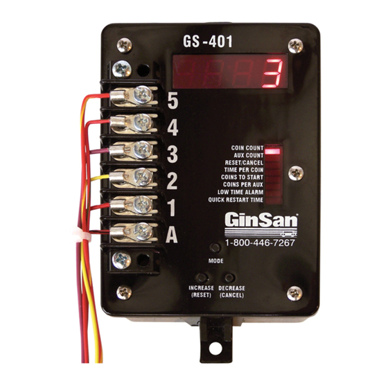 GINSAN GS-401 TECHNICAL SHEET Pdf Download | ManualsLib