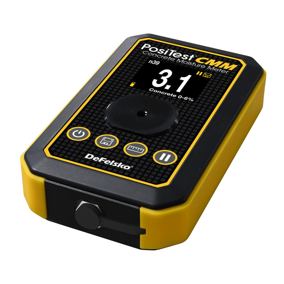 DEFELSKO POSITEST CMM INSTRUCTION MANUAL Pdf Download | ManualsLib