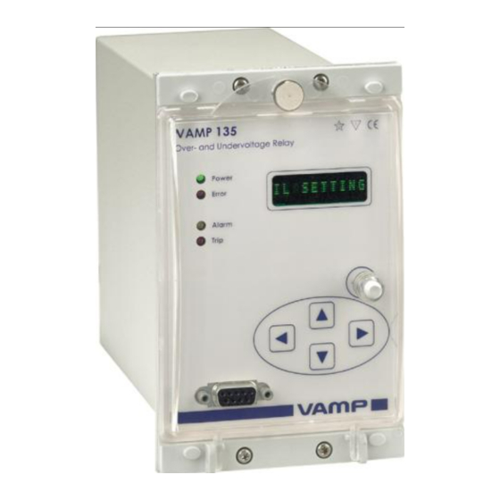 VAMP 135 OPERATION AND CONFIGURATION INSTRUCTIONS Pdf Download | ManualsLib