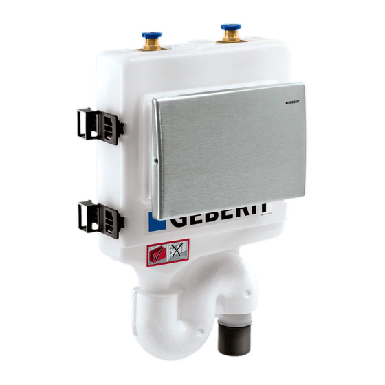 GEBERIT 616.211.00.1 MAINTENANCE MANUAL Pdf Download | ManualsLib