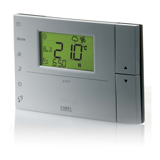 CAREL ΜAD USER MANUAL Pdf Download | ManualsLib