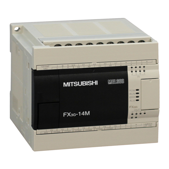 MITSUBISHI ELECTRIC FX3G-5DM QUICK START MANUAL Pdf Download | ManualsLib