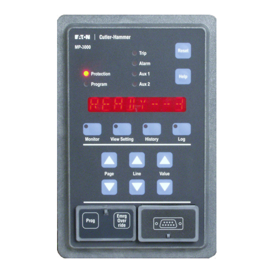 EATON CUTLER-HAMMER MP-3000 MANUAL Pdf Download | ManualsLib