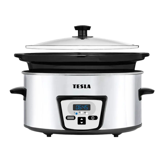 TESLA SLOWCOOK S600 INSTRUCTION MANUAL Pdf Download | ManualsLib