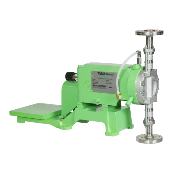 IDEX PULSAFEEDER PULSA SERIES INSTALLATION, OPERATION & MAINTENANCE INSTRUCTIONS MANUAL Pdf ...