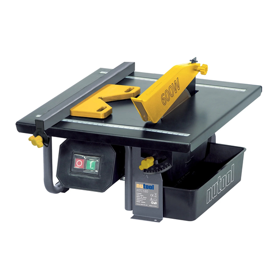 NUTOOL NTC180 MANUAL Pdf Download | ManualsLib