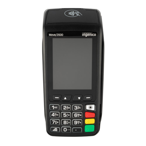INGENICO MOVE 3500 3G QUICK START MANUAL Pdf Download | ManualsLib