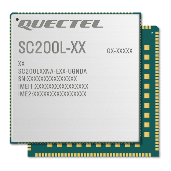 QUECTEL SC200L-EM HARDWARE DESIGN Pdf Download | ManualsLib