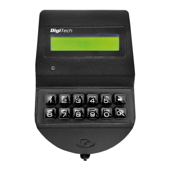 TECNOSICUREZZA DIGITECH USER INSTRUCTIONS Pdf Download | ManualsLib