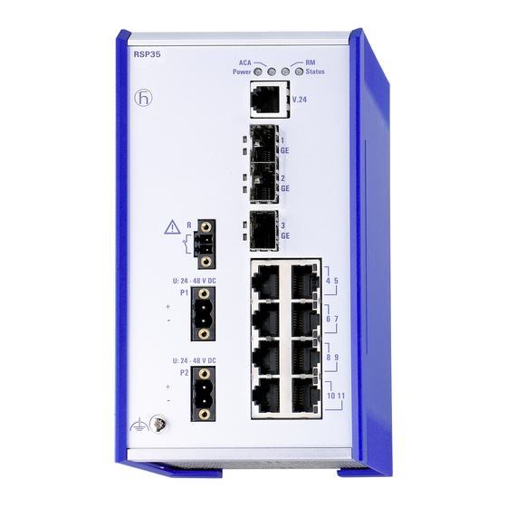 BELDEN HIRSCHMANN RSP20 USER MANUAL Pdf Download | ManualsLib