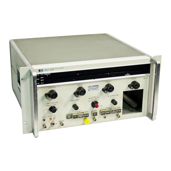 HP 8690B OPERATING AND SERVICE MANUAL Pdf Download | ManualsLib