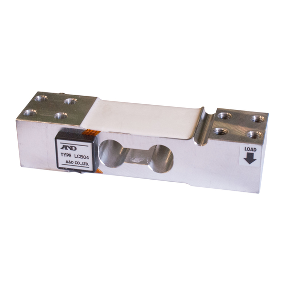 A&D LCB04 SERIES INSTRUCTION MANUAL Pdf Download | ManualsLib