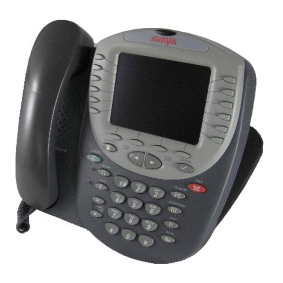 AVAYA 4625 QUICK REFERENCE MANUAL Pdf Download | ManualsLib