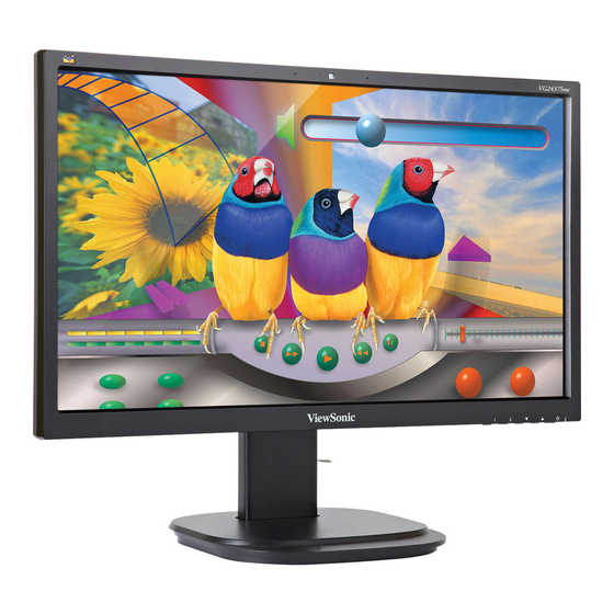 VIEWSONIC VG2437SMC VS14995 USER MANUAL Pdf Download | ManualsLib