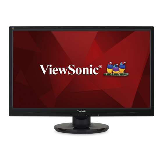 VIEWSONIC VA2746-LED USER MANUAL Pdf Download | ManualsLib