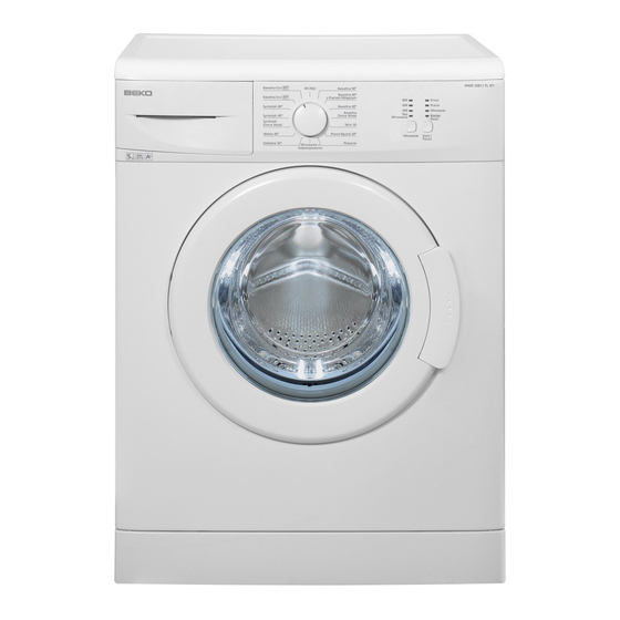 BEKO WMB 50811 PL NY USER MANUAL Pdf Download | ManualsLib