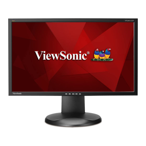 VIEWSONIC VP2365-LED USER MANUAL Pdf Download | ManualsLib