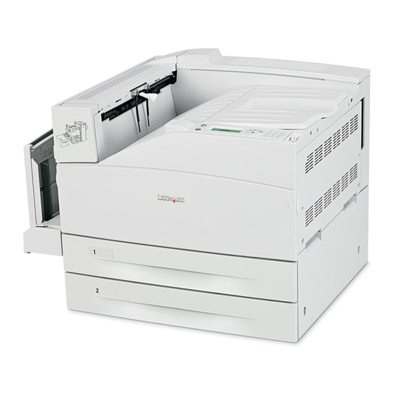 LEXMARK W850N SERVICE MANUAL Pdf Download | ManualsLib