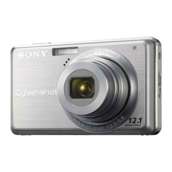 SONY CYBERSHOT DSC-S980 SERVICE MANUAL Pdf Download | ManualsLib
