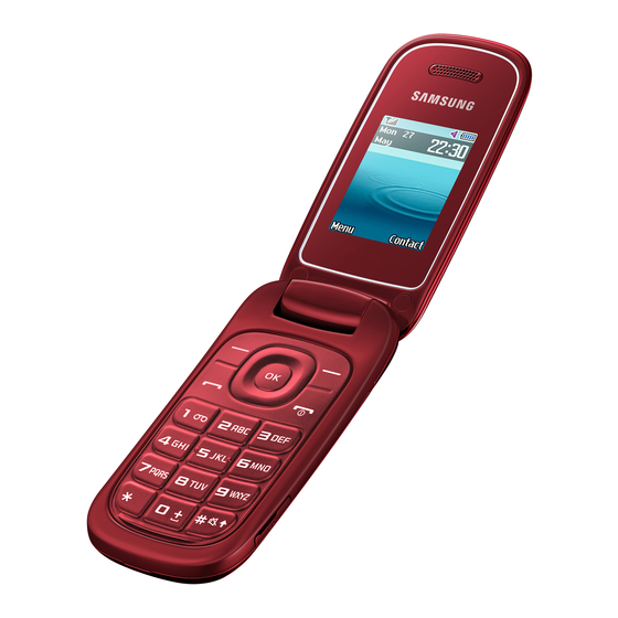 SAMSUNG GT-E1270 USER MANUAL Pdf Download | ManualsLib