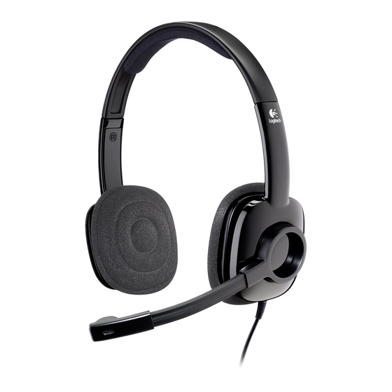 LOGITECH H250 GETTING STARTED Pdf Download | ManualsLib