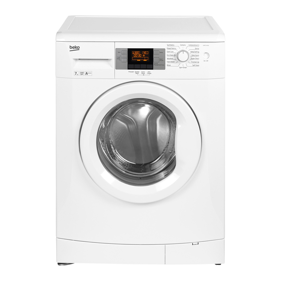 BEKO WMB 71543W USER MANUAL Pdf Download | ManualsLib