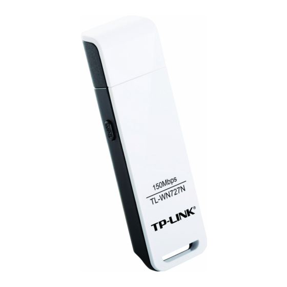 TP-LINK TL-WN727N USER MANUAL Pdf Download | ManualsLib