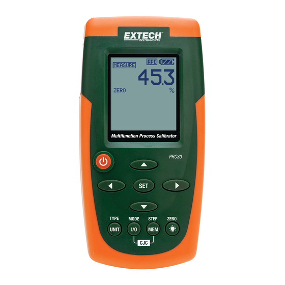 EXTECH INSTRUMENTS PRC30 USER MANUAL Pdf Download | ManualsLib