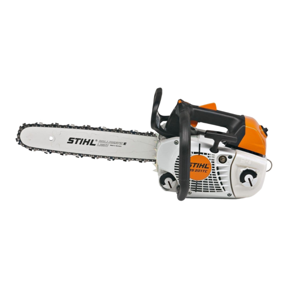 STIHL MS 201 TC-M INSTRUCTION MANUAL Pdf Download | ManualsLib