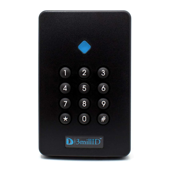 3MILLID S-GANG KEYPAD READER MANUAL Pdf Download | ManualsLib
