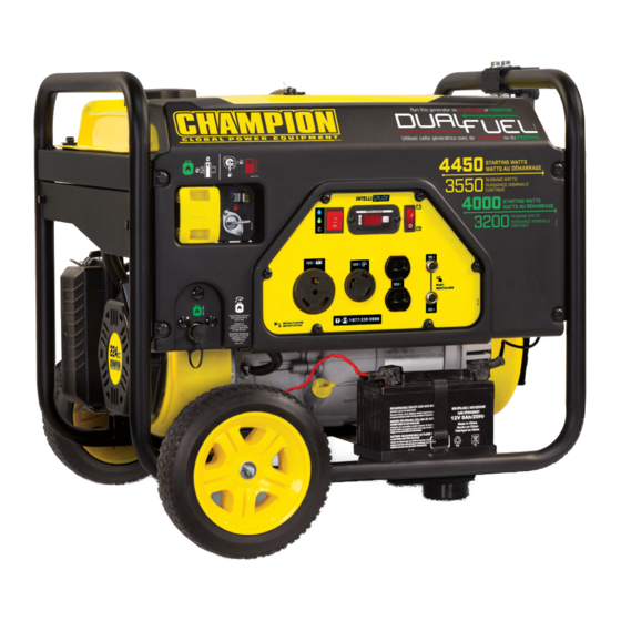 CHAMPION 100456 OPERATOR'S MANUAL Pdf Download | ManualsLib