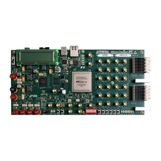 ALTERA STRATIX IV GX EDITION REFERENCE MANUAL Pdf Download | ManualsLib