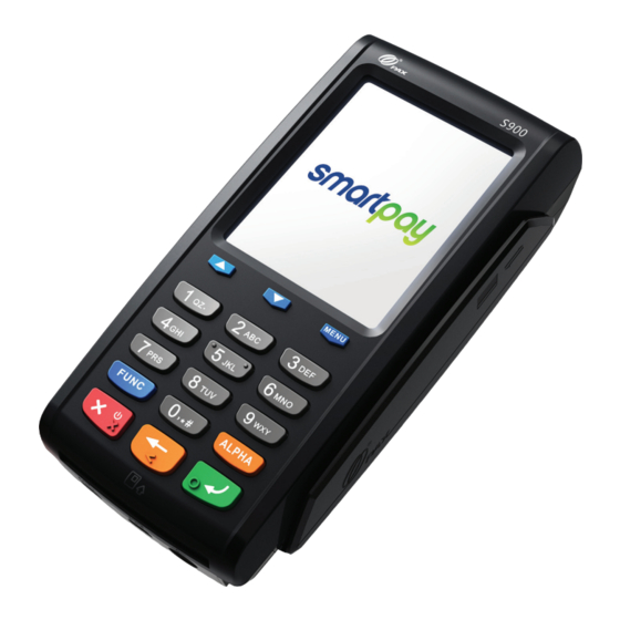 SMARTPAY PAX S900 QUICK REFERENCE MANUAL Pdf Download | ManualsLib