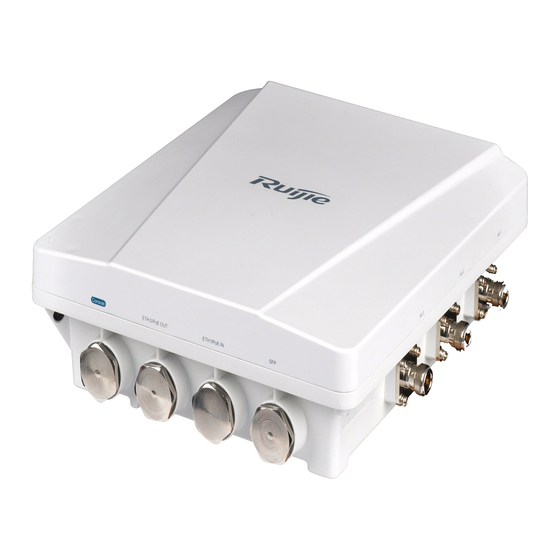 RUIJIE NETWORKS RG-ANTX3-2400&5800(O) HARDWARE INSTALLATION AND ...