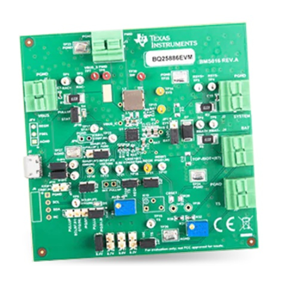 TEXAS INSTRUMENTS BQ25886 USER MANUAL Pdf Download | ManualsLib