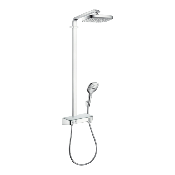HANS GROHE RAINDANCE SELECT 2JET 27126000 INSTRUCTIONS FOR USE/ASSEMBLY ...