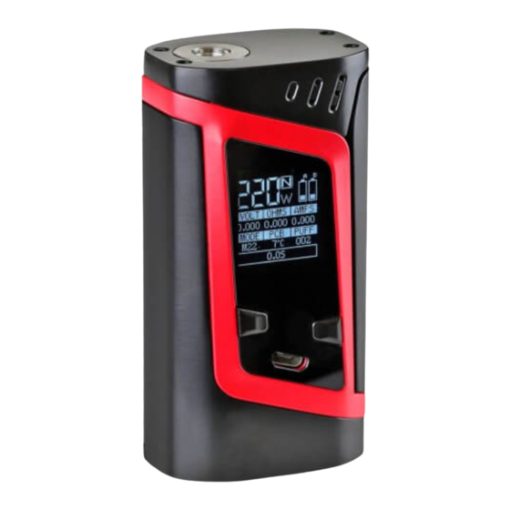 STEAMAX ALIEN 220W USER MANUAL Pdf Download | ManualsLib