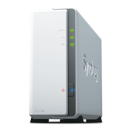 SYNOLOGY DS120J HARDWARE INSTALLATION MANUAL Pdf Download | ManualsLib