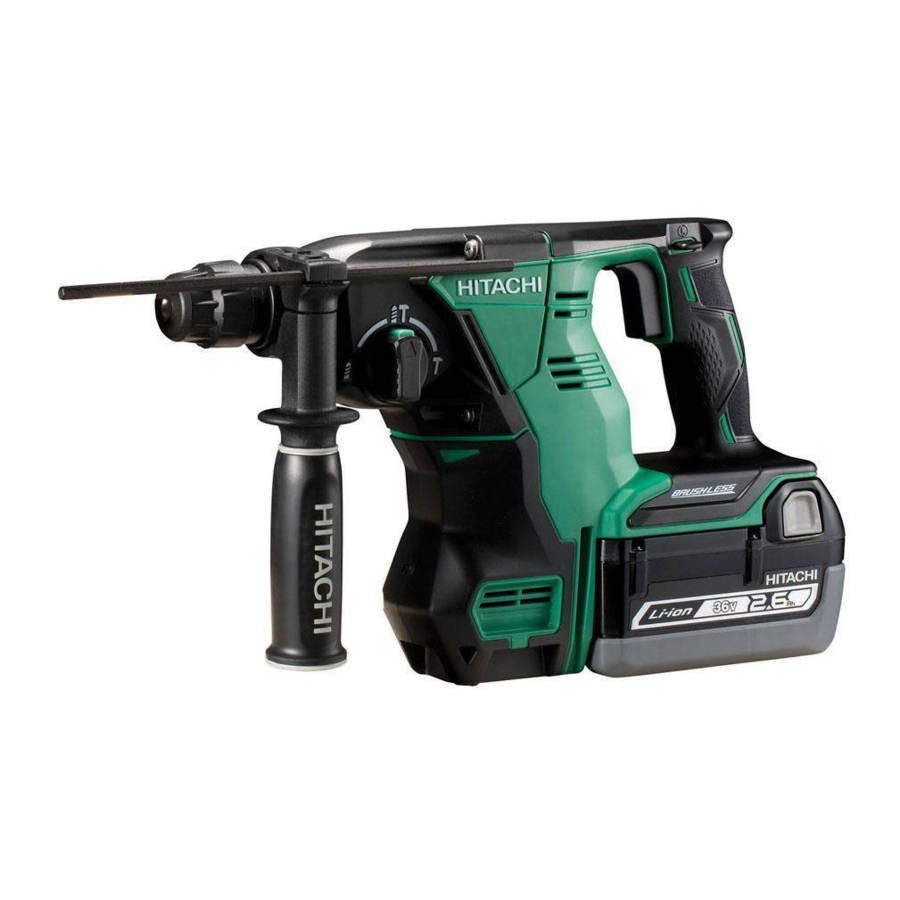 HITACHI DH 36DBL HANDLING INSTRUCTIONS MANUAL Pdf Download | ManualsLib