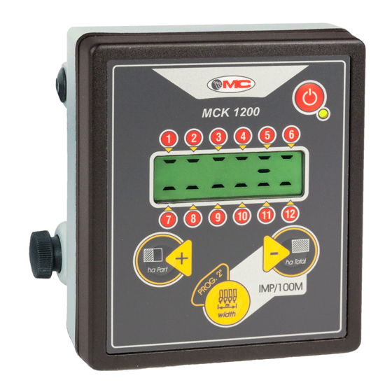 MC ELECTRONICS MCK 1200 USER MANUAL Pdf Download | ManualsLib