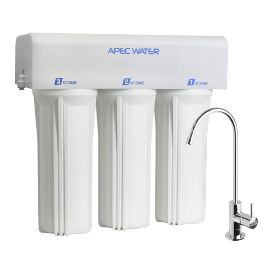 APEC WATER WFS-1000 INSTALLATION INSTRUCTIONS & OWNER'S MANUAL Pdf ...